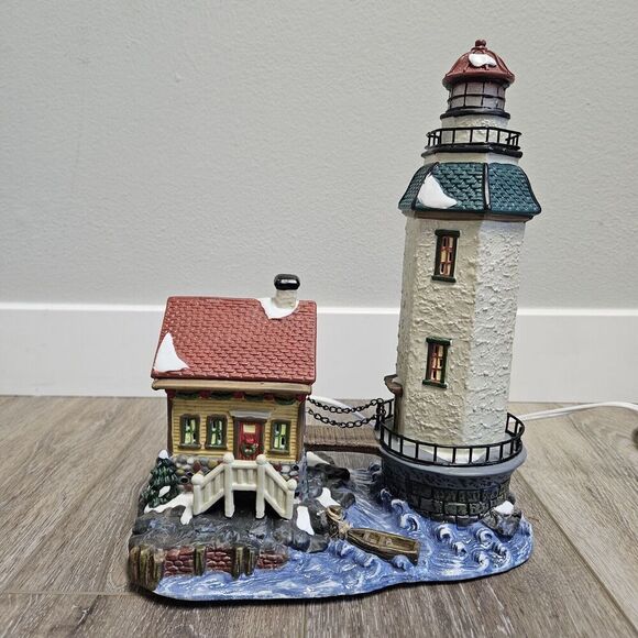 Santa's Workbench | Holiday | Santas Workbench 20 Knights Bridge Lighthouse Victorian Series ...